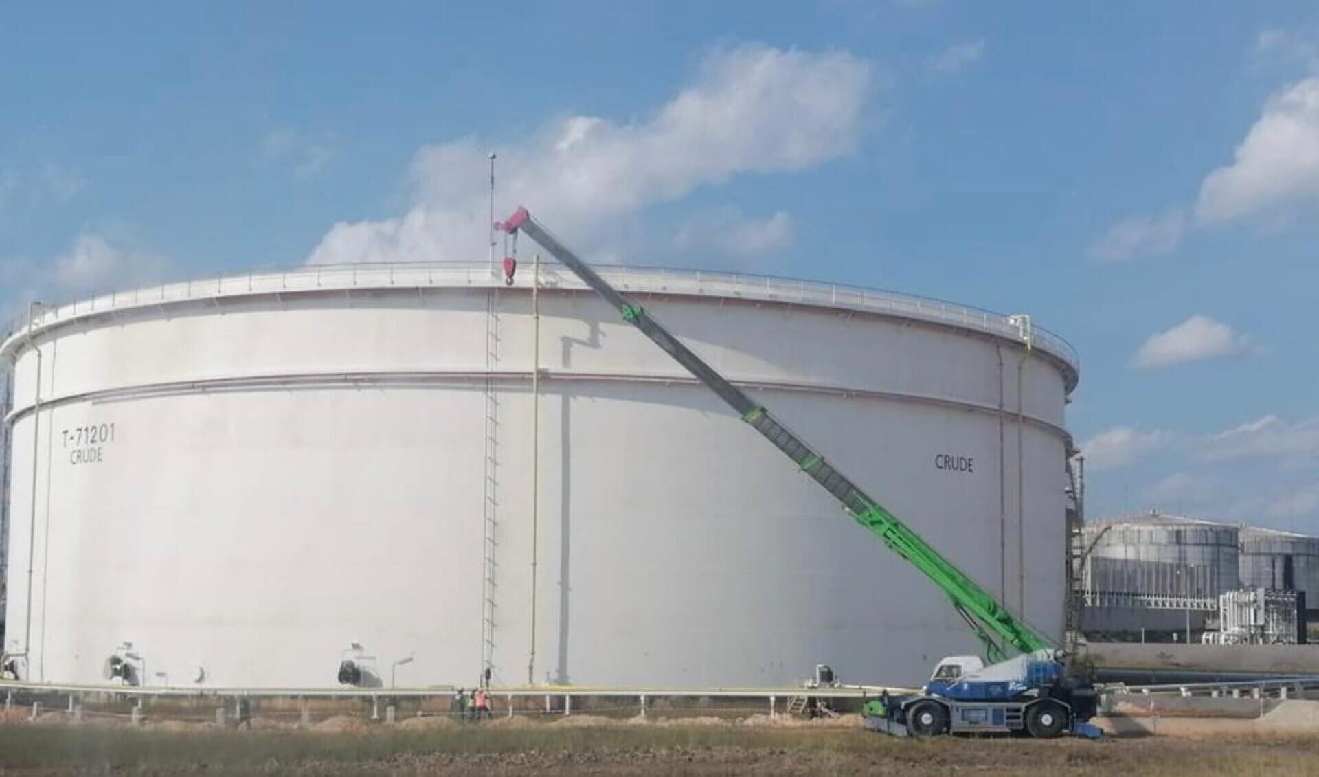 On Going EMAS Project MRCSB Melaka Rental Crane 45 Ton And Excavator EX ...